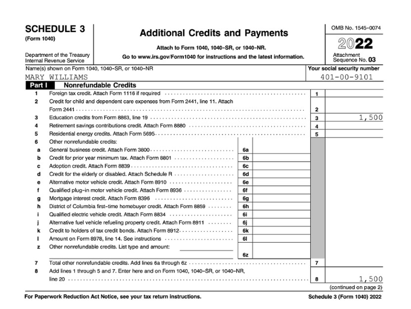 AOTC Example and Summary Tutorial | Sophia Learning