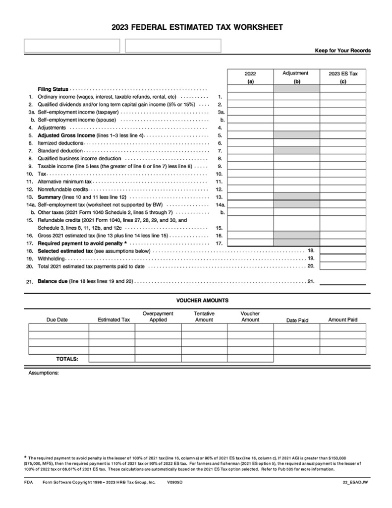 Estimated Tax Payments, Clergy, and Statutory Employees Tutorial ...