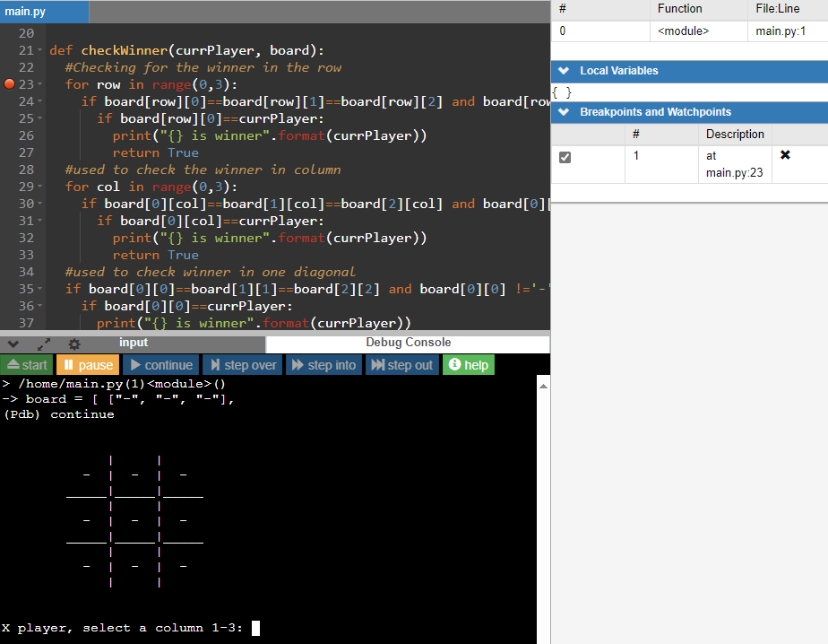 Finishing the Tic-Tac-Toe Program Tutorial | Sophia Learning