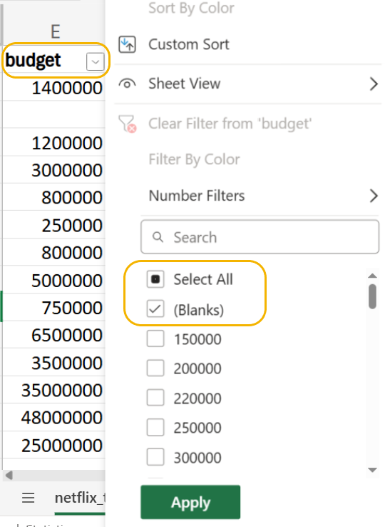 Identifying Missing Data Tutorial | Sophia Learning