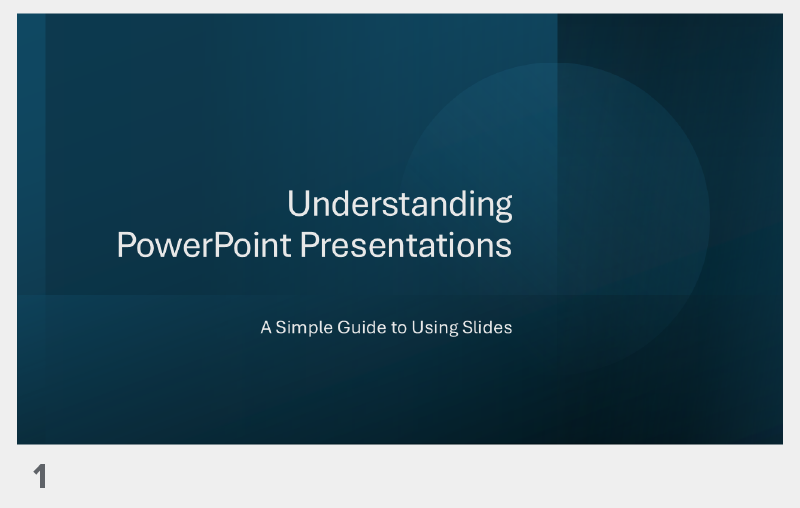 Slide Decks: Creating a Slideshow From a Template; Slide Layout ...